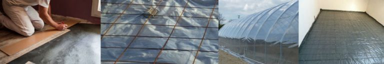 Film polyéthylène : Étanchéité et Protection des Dalles et Matériaux ...